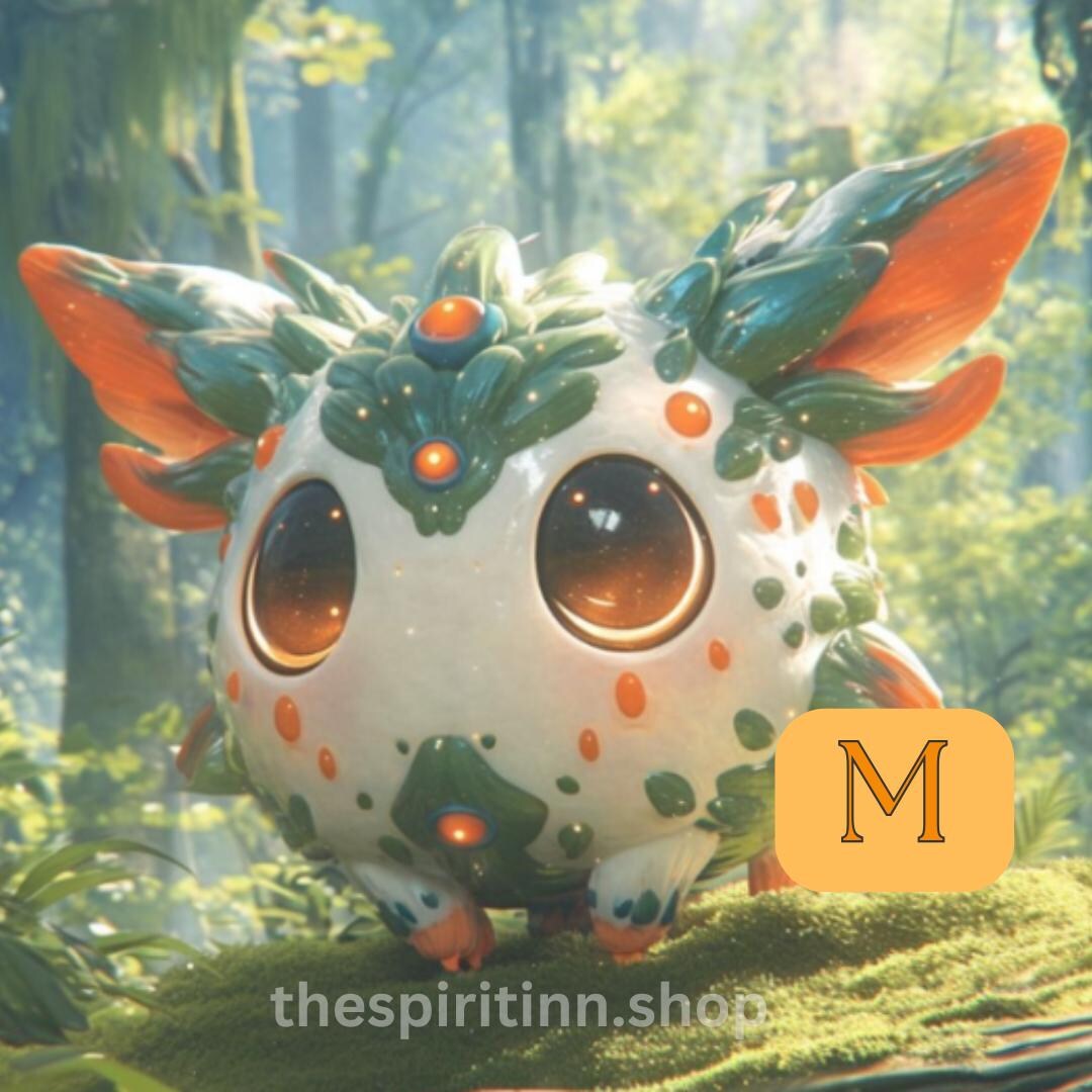 M: White Arts Foliage Sprite Familiar Spirit Companion - Etsy