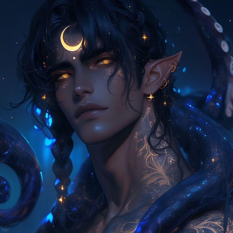 N Abyssal Lunar Siren Familiar | Spirit of Moon, Ocean & Emotional ...