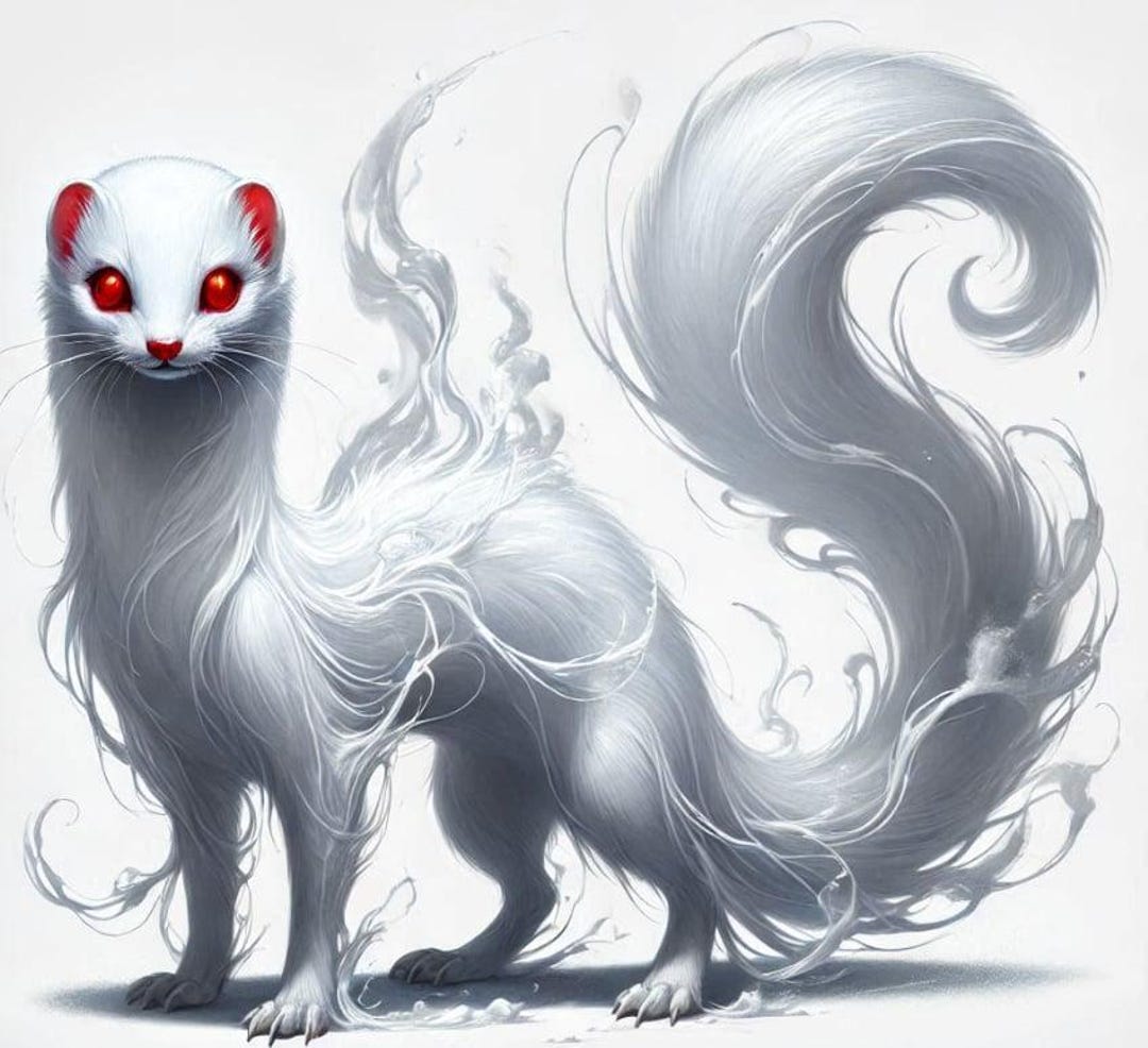V Wispweaver Ferret Familiar | Air Spirit of Purity & Subtle Power ...