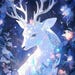 E Luminara Stag Familiar | Celestial Forest Spirit of Renewal & Peace ...