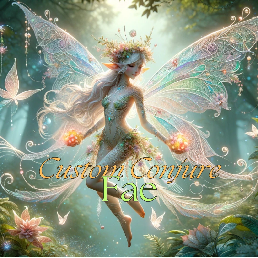 Fae Custom Conjure Personalized Enchanted Entity Mystical Forest Guide ...