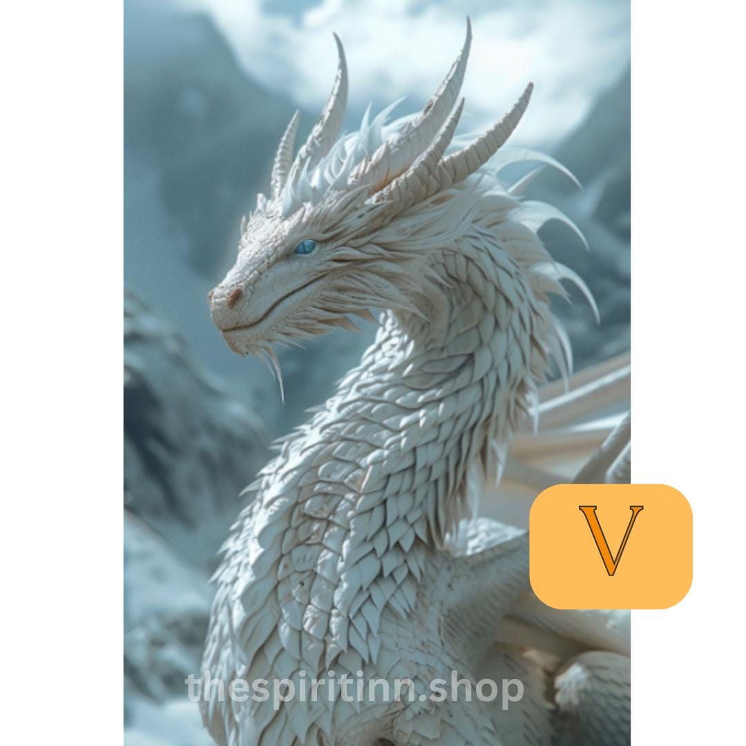 Ice Dragon Spirit Companion V White Arts Protector With Glacial Barrier ...