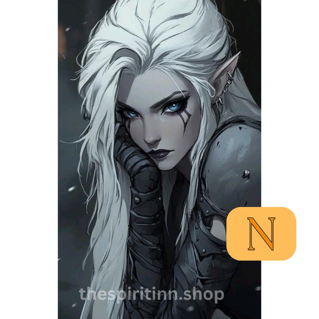 N, Dark Elf Shadow Guide Warrior of Stealth & Wisdom Astral Protector ...