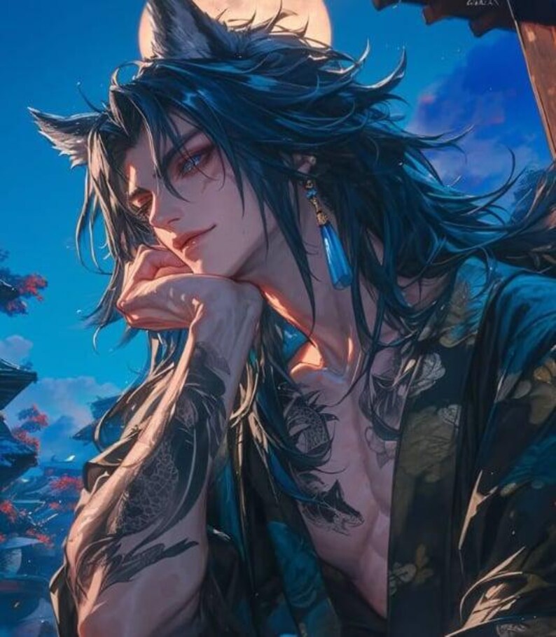 Kitsune Lord Spirit Familiar | Twilight Fox of Illusion, Charm ...