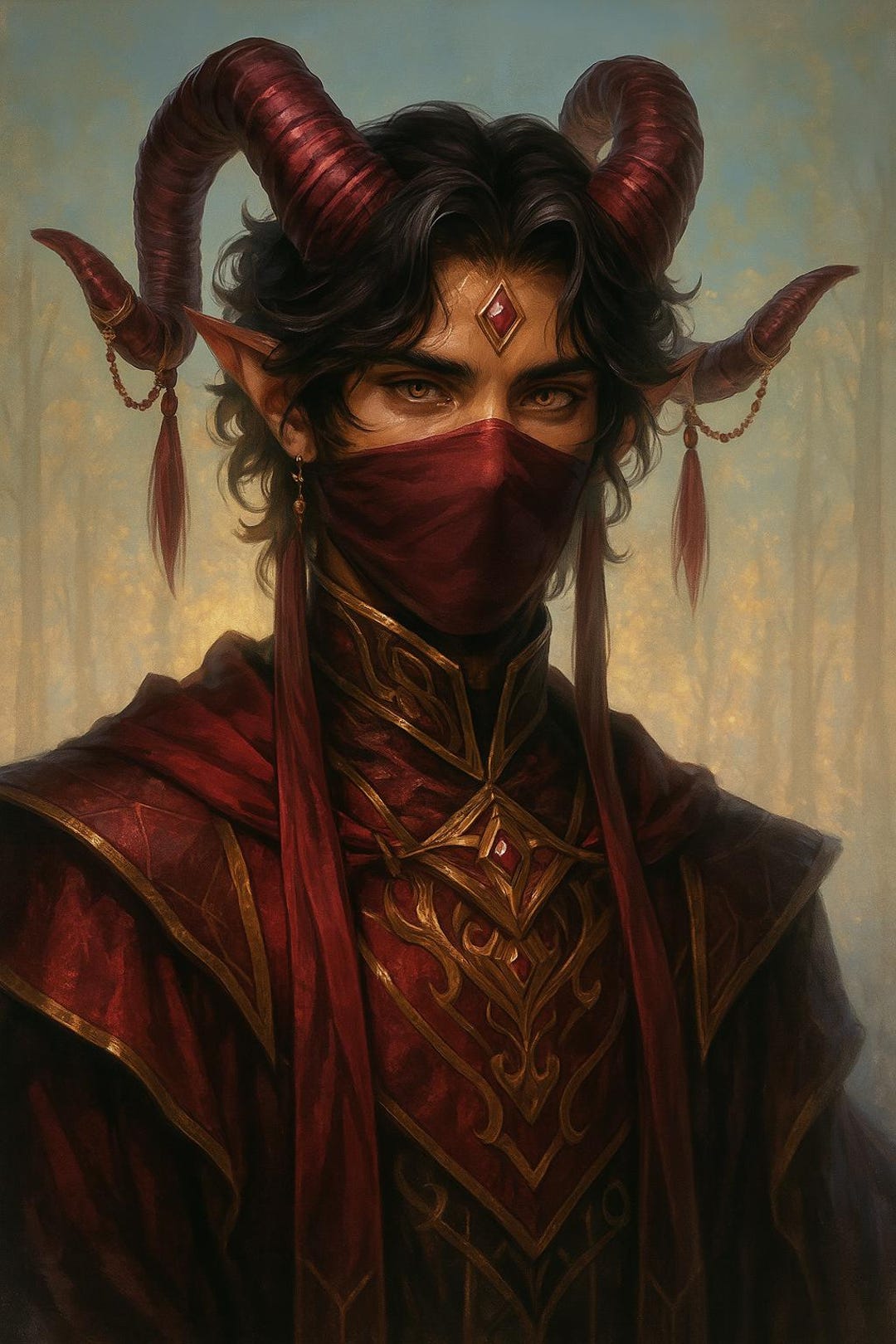 K | Ember Demon Spirit Companion | Focus, Study Aid, Fire Magic ...