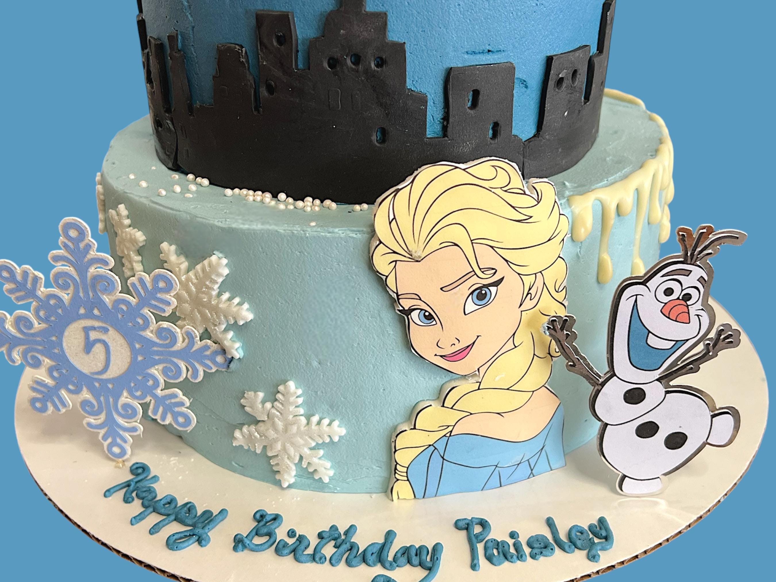 Frozen-themed Cake Topper Set - 3 Pieces - Etsy
