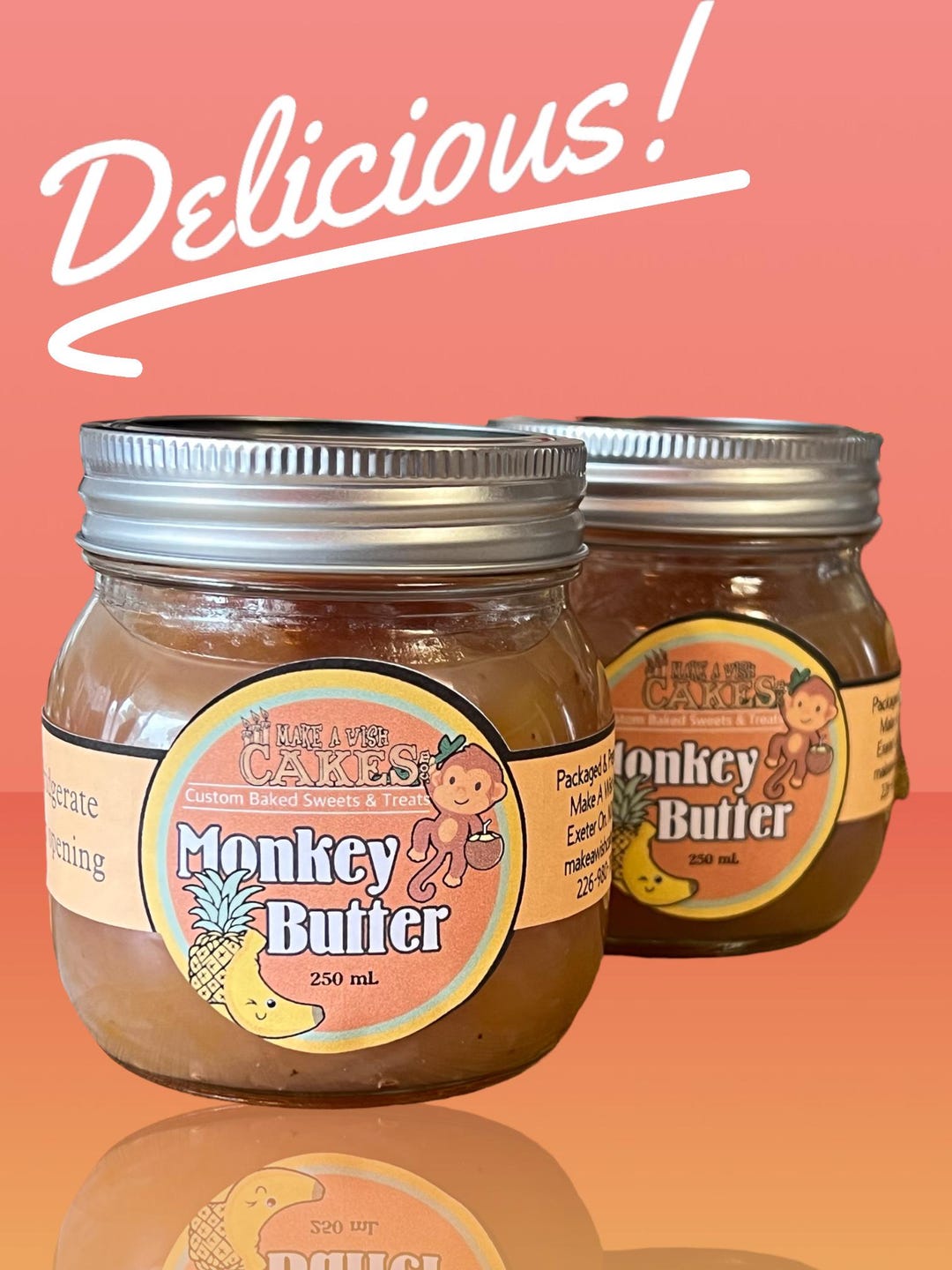 Monkey Butter Tropical Spread With Bananas, Pineapple & Coconut - Etsy