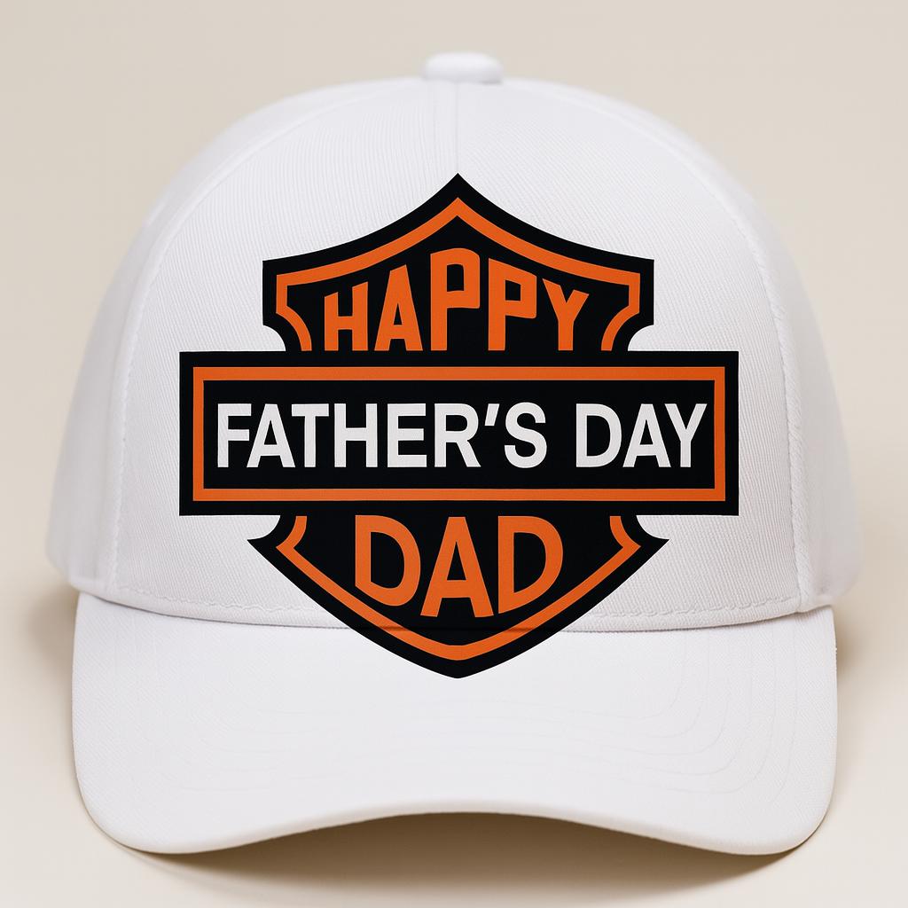 Harley Davidson Inspired Happy Father's Day Printable Art - Digital ...