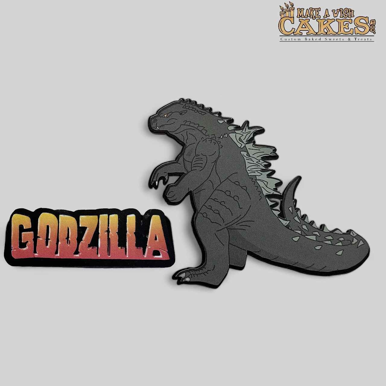 Godzilla Cake Topper 13 Piece Set - Etsy