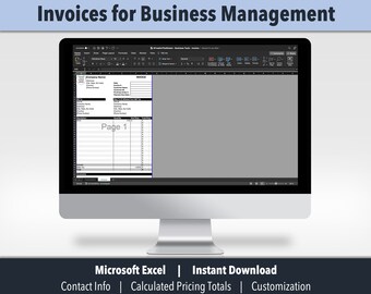Business Management Excel Template / Tool for Packing Slips - Etsy UK