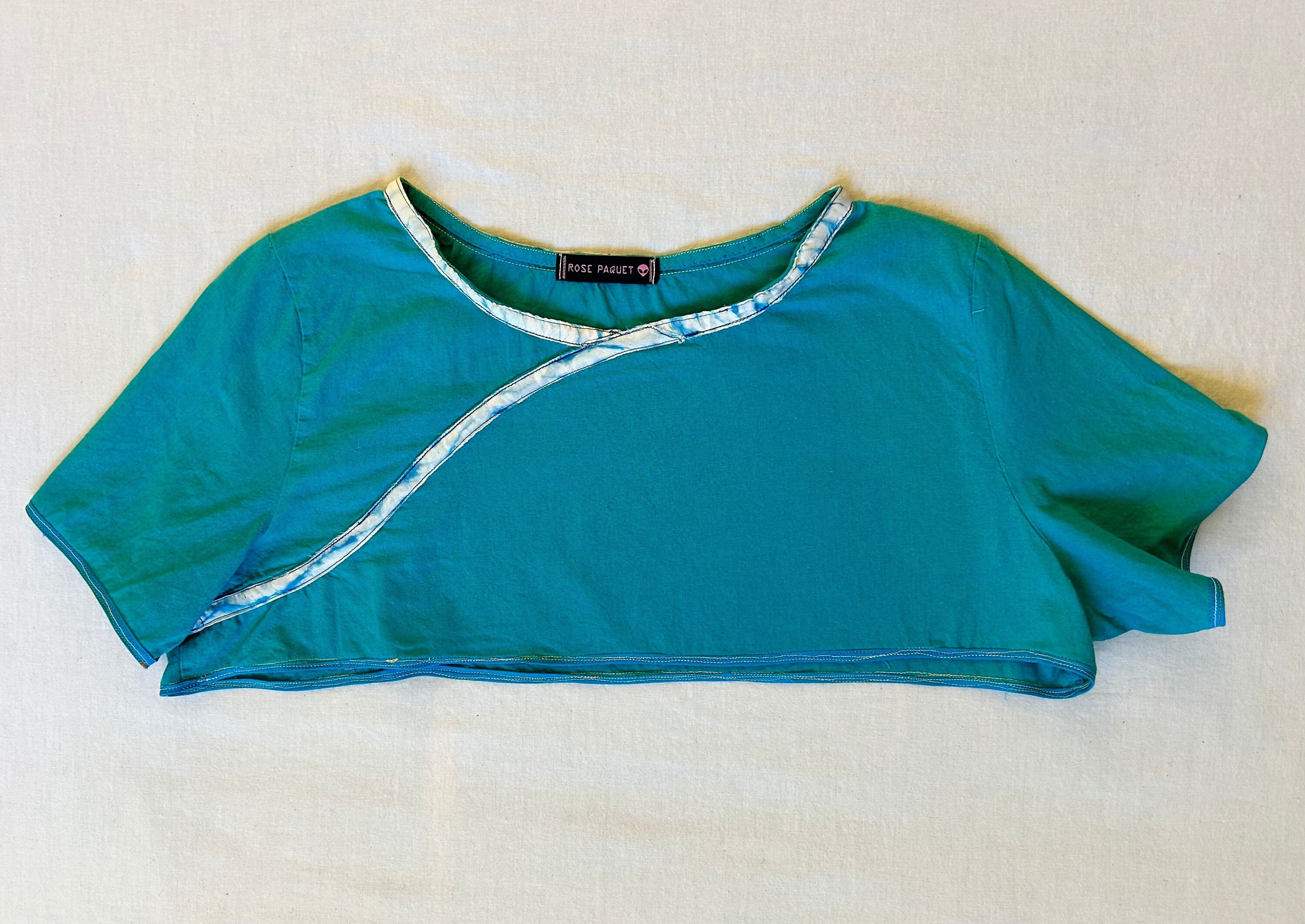 Micro Crop Top - Sky Collage - Etsy