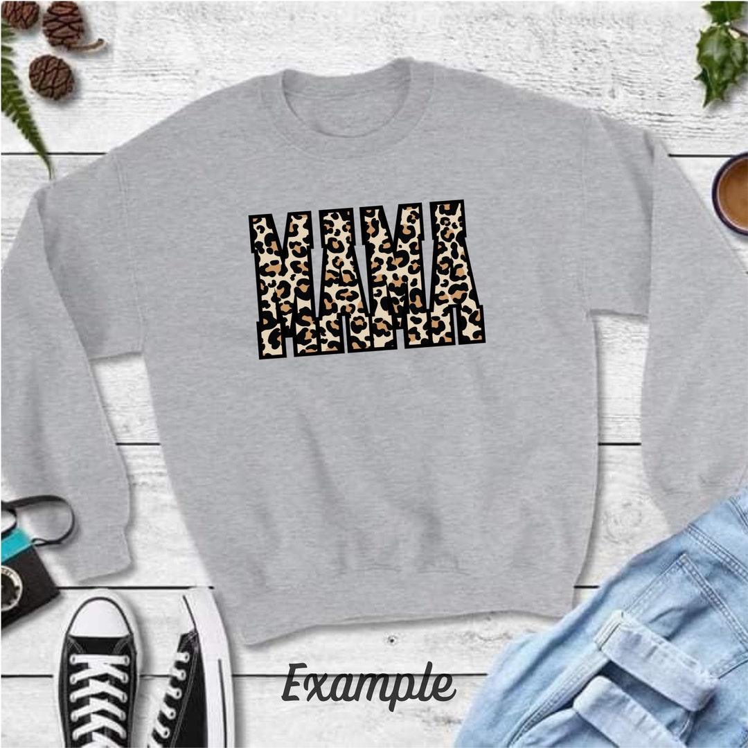 MAMA Cheetah Print Digital Images PNG - Etsy