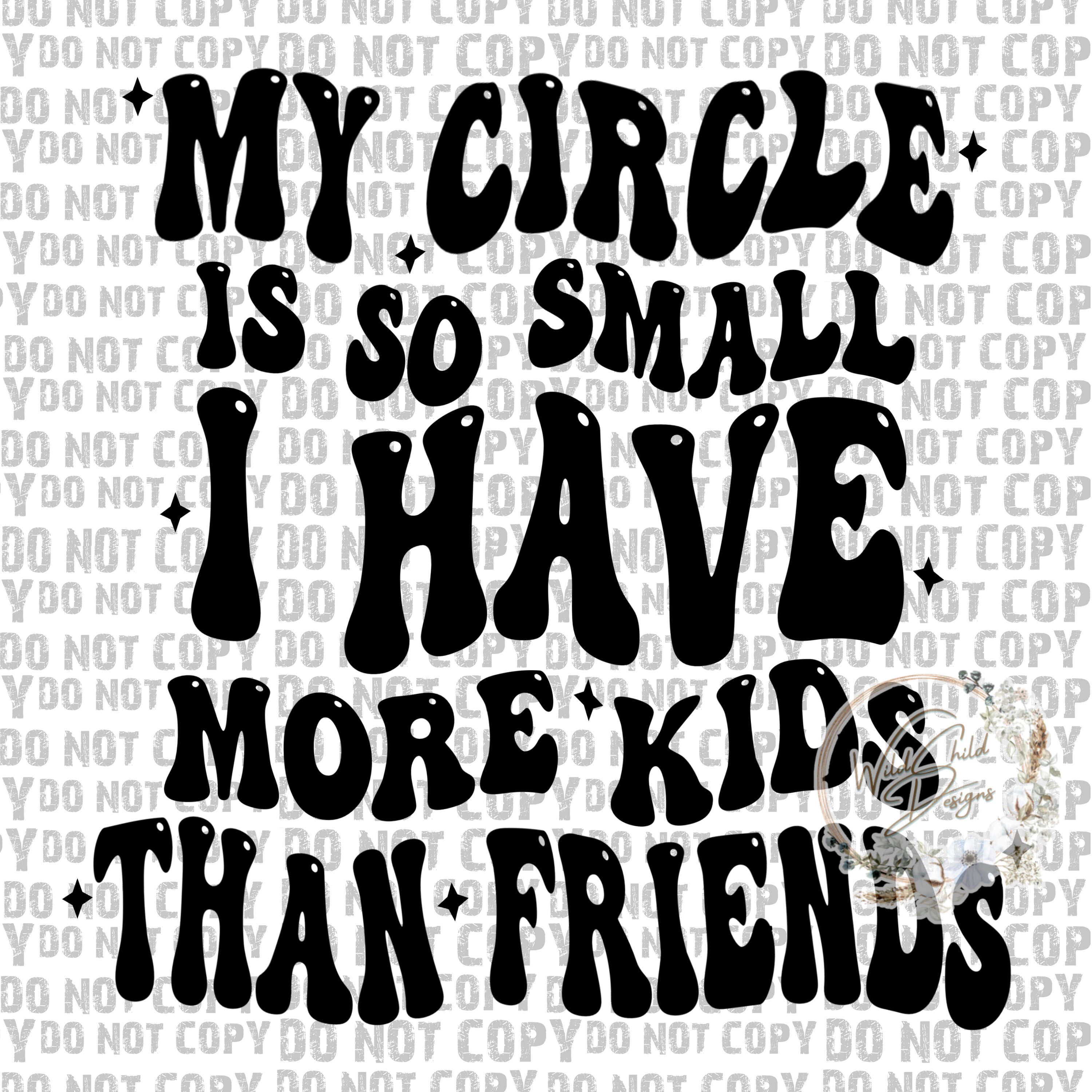 My Circle is so Small Digital Image Png (pocket&back) - Etsy