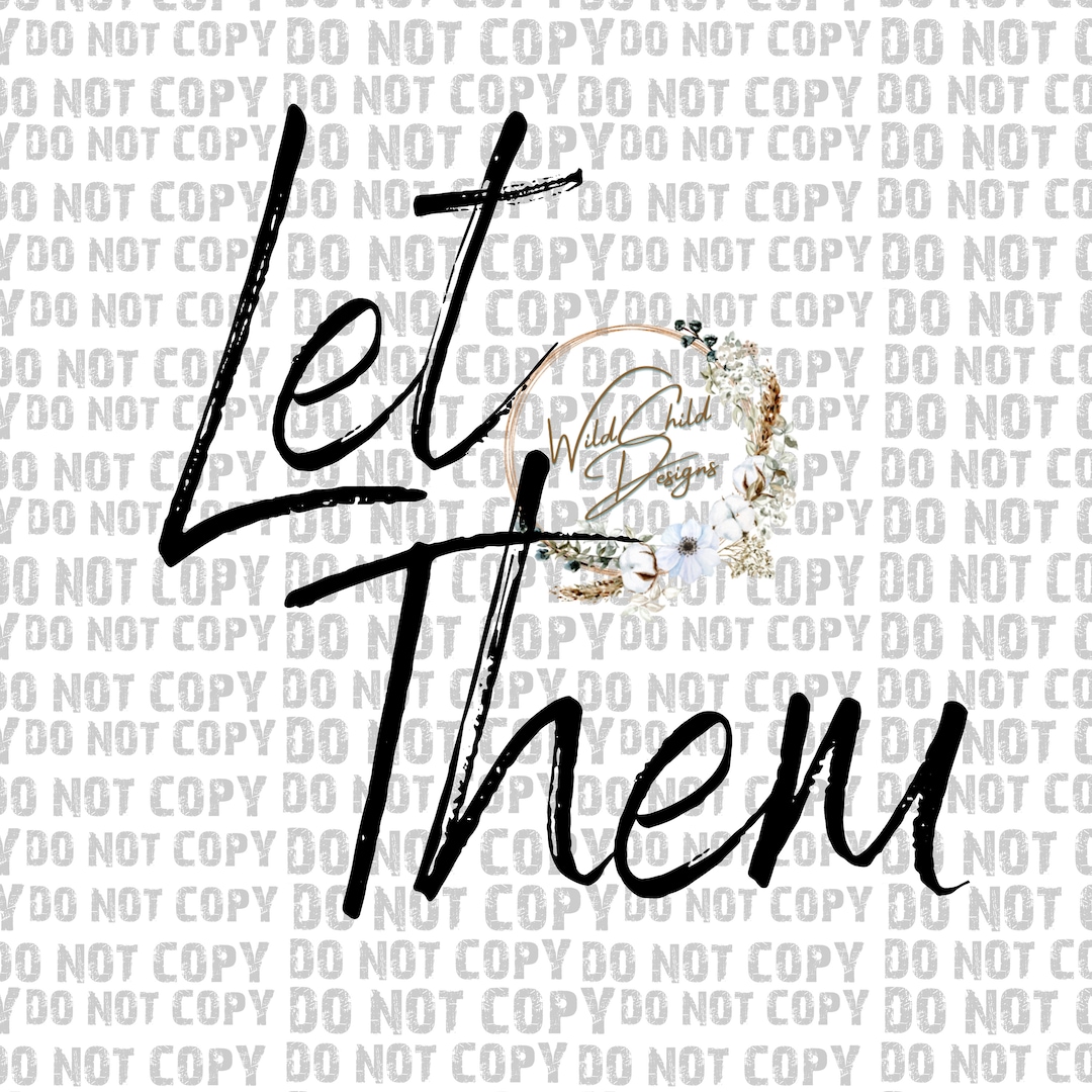 Let Them 6 Digital Images SVG, PNG - Etsy
