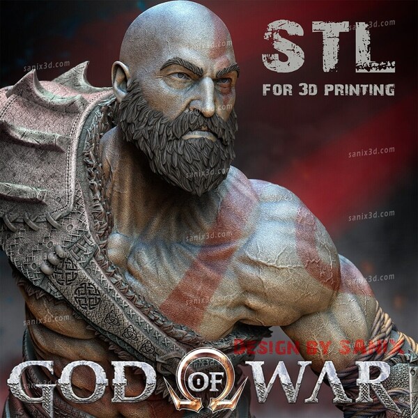 Kratos 3d Stl - Etsy UK