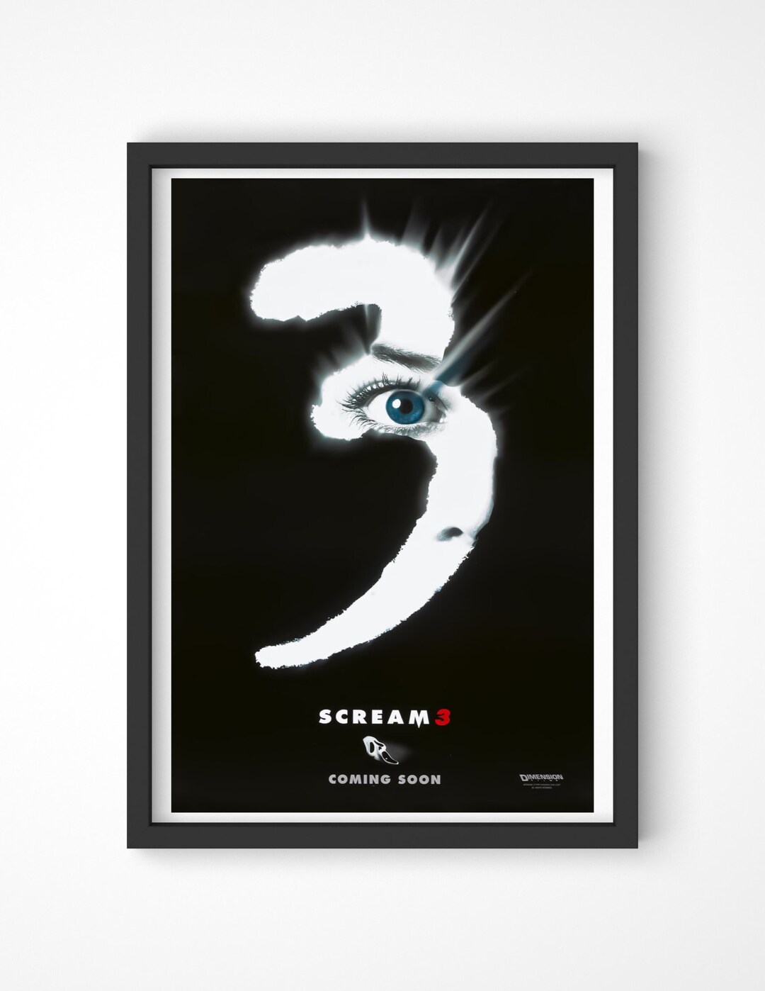 Scream III Movie Poster Scream 3 Movie Print Reproduction - Etsy