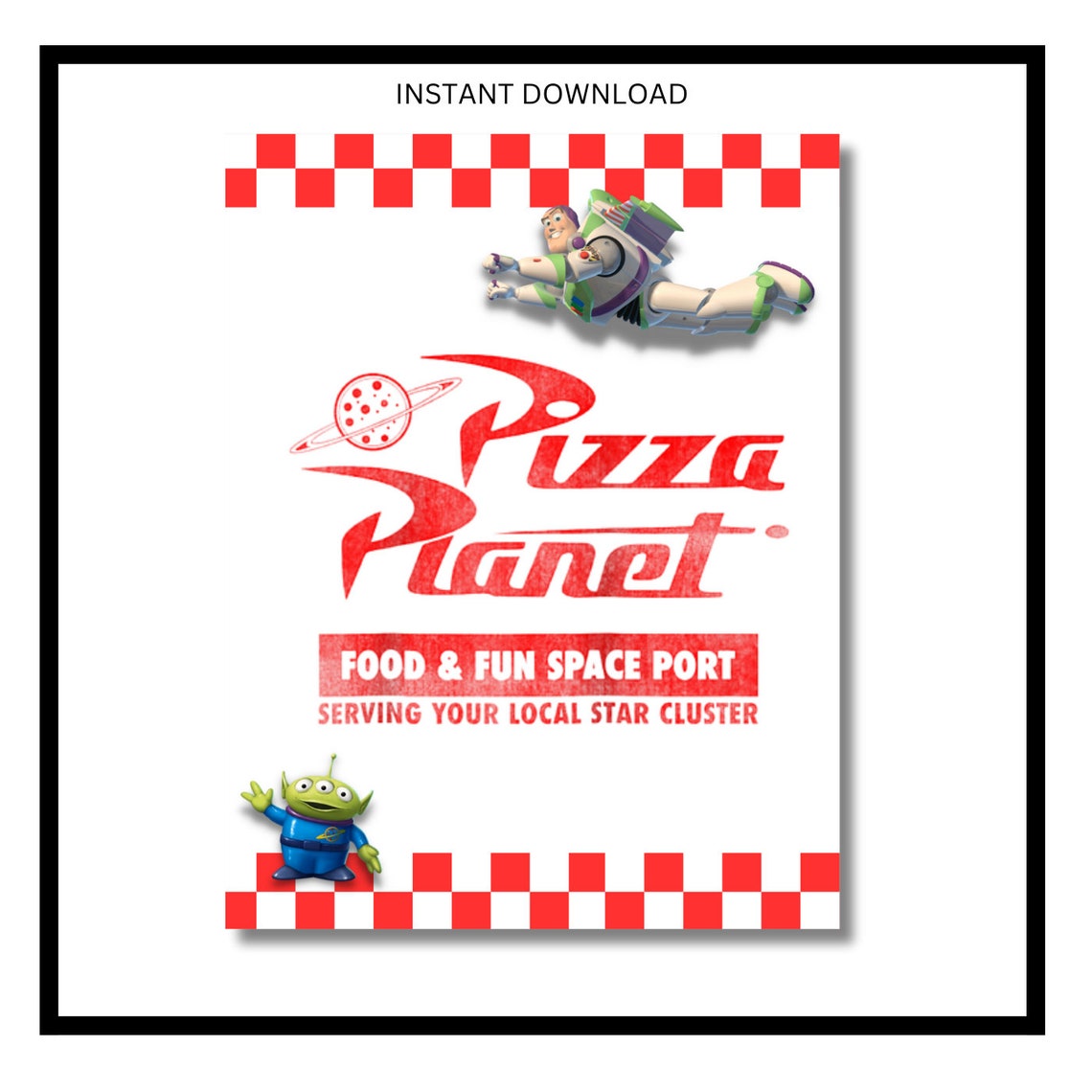 Toy Story Theme Table Signs - Etsy