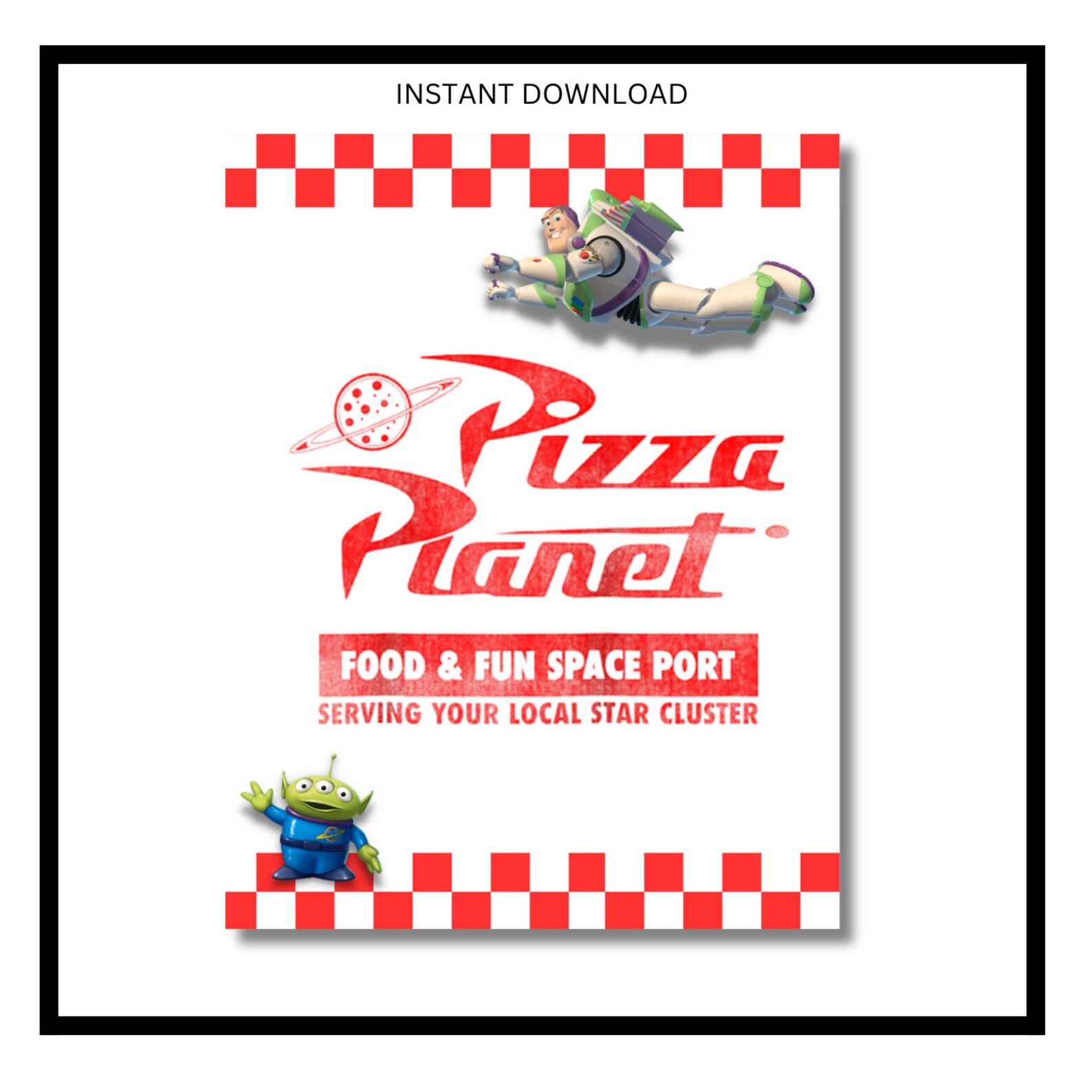 Toy Story Theme Table Signs - Etsy