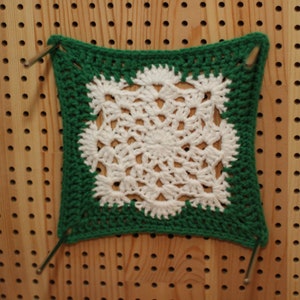 Colorful Holiday Granny Squares Pack | Big 5.5" Squares | 16 Pieces ...
