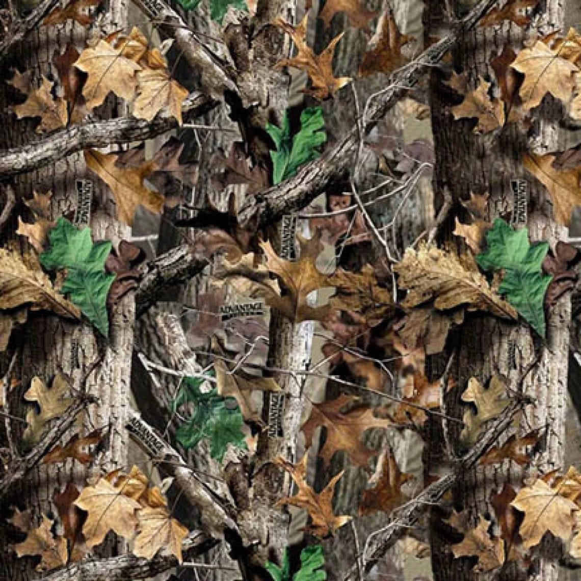 PRE-CUT Fabric Real Tree Advantage Timber Camo 100% Cotton Fabric From ...