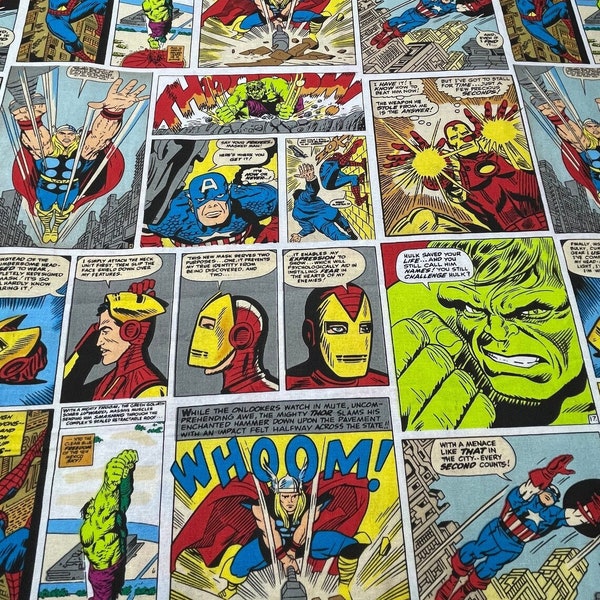 Avengers Fabric Panel - Etsy