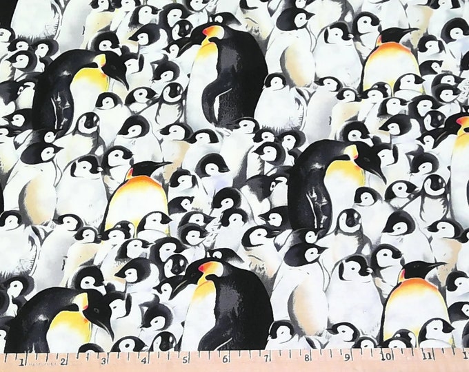Penguin Fabric Packed Penguins PRE-CUT Fabric 100% Cotton - Etsy