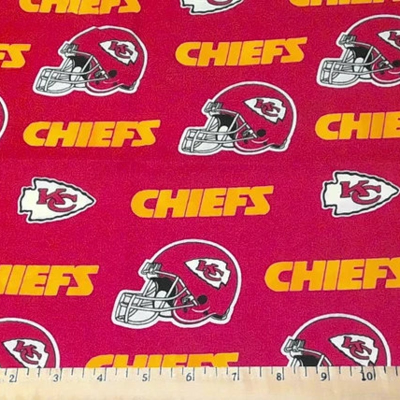 Kansas City Chiefs Fabric - Etsy