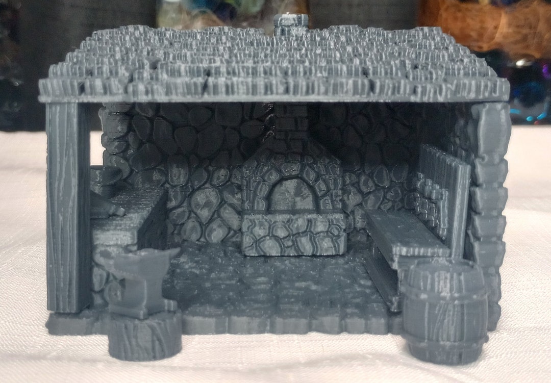 Blacksmith Forge by Fat Dragon Games for 28 Mm Gaming - Etsy