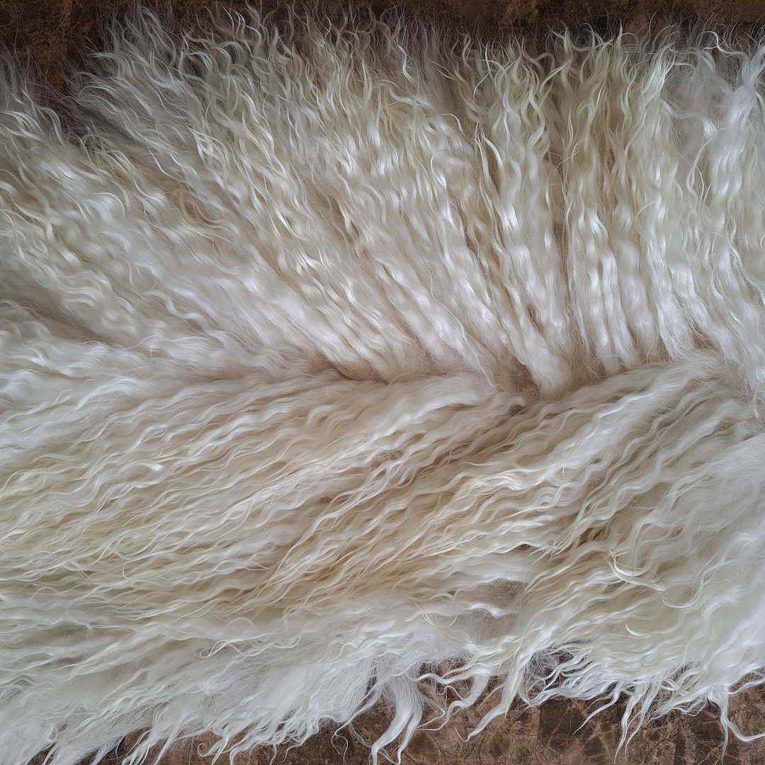 Goat Hair on the Skin,natural Curls of Goats, for Handmade Dolls Hair ...