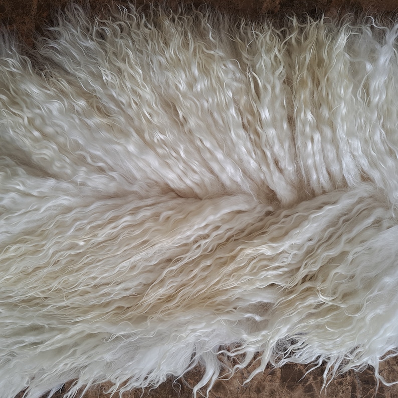 Goat Hair on the Skin,natural Curls of Goats, for Handmade Dolls Hair ...