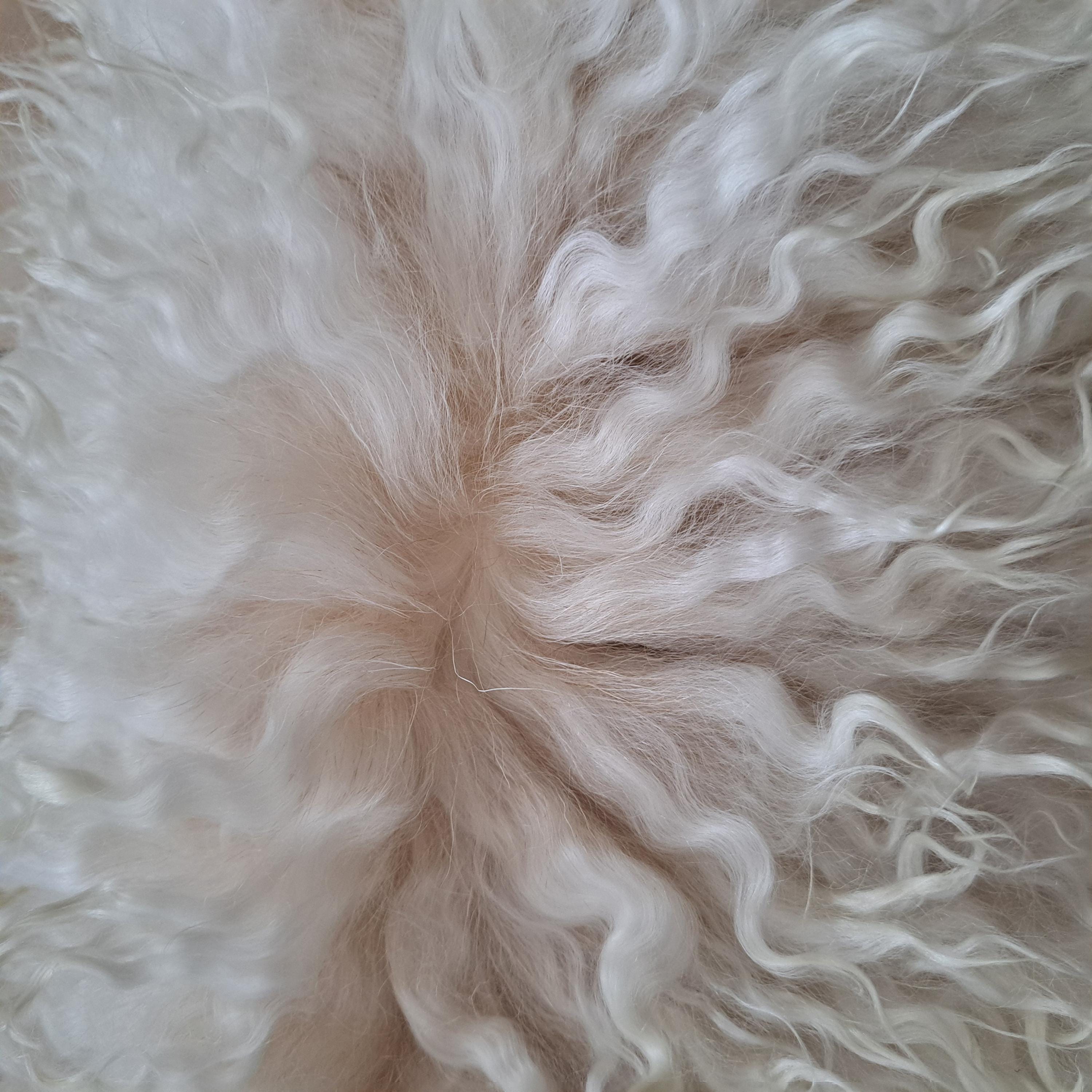 Goat Hair on the Skin,natural Curls of Goats, for Handmade Dolls Hair ...