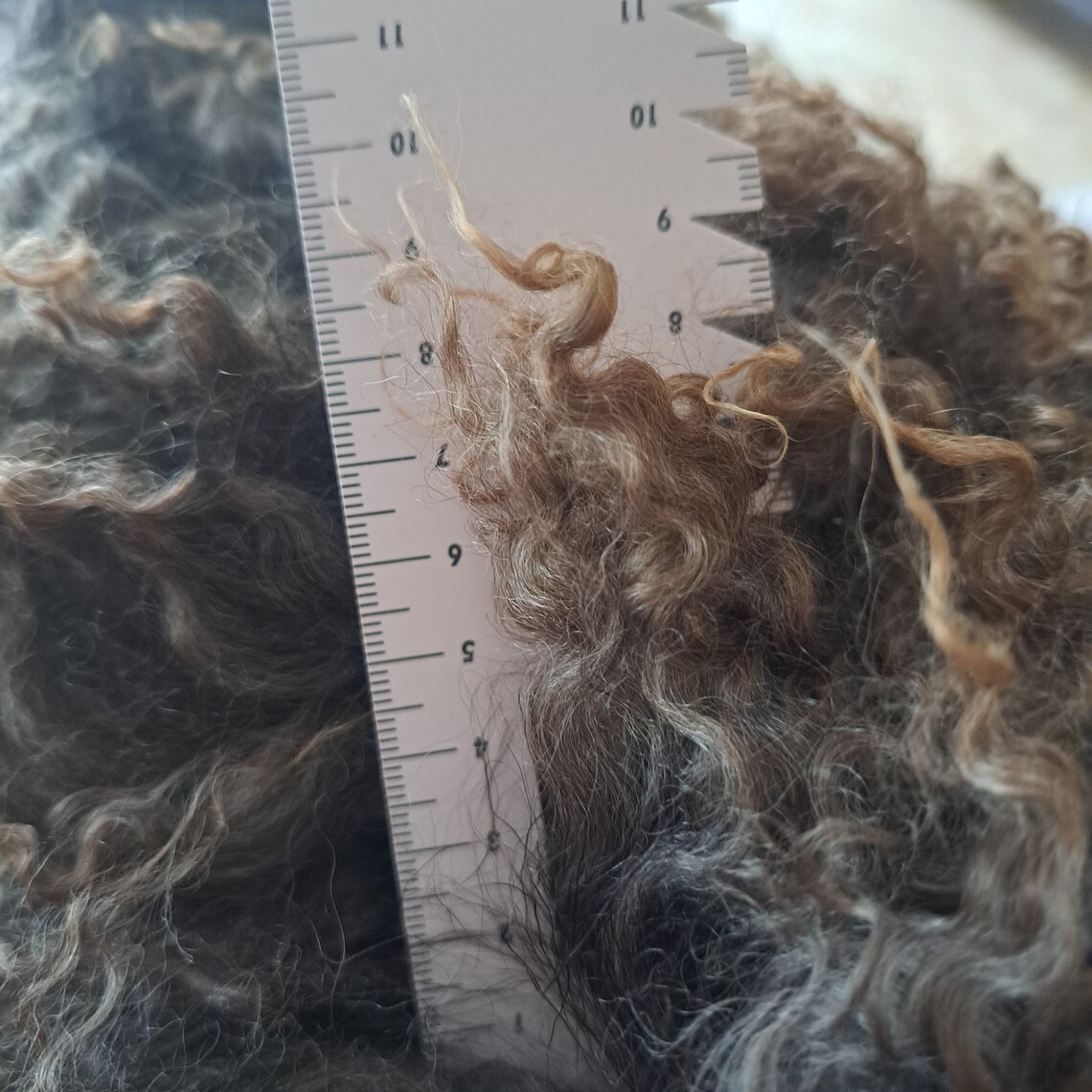 Goat Hair on the Skin,natural Curls of Goats, for Handmade Dolls Hair ...