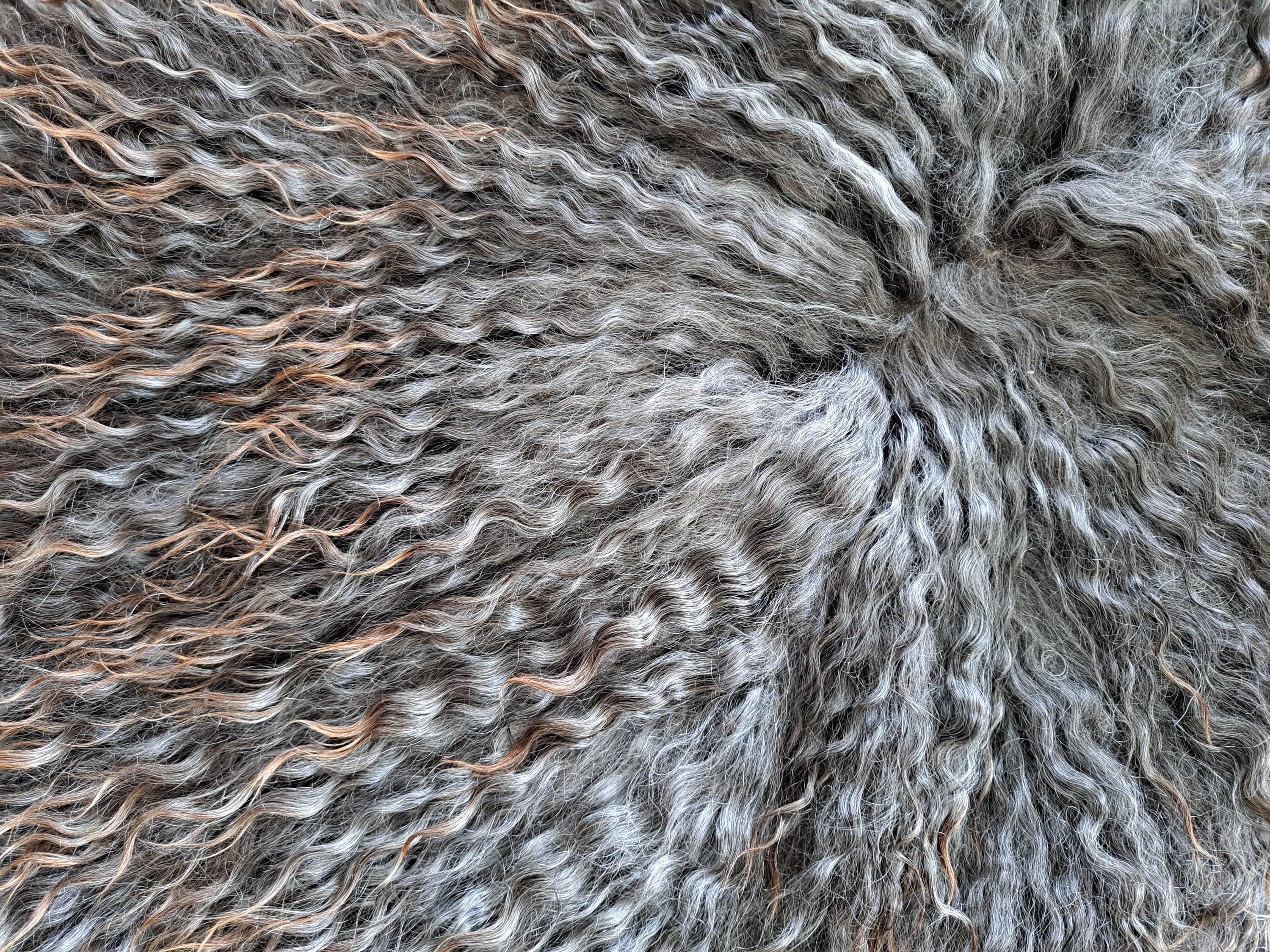 Goat Hair on the Skin,natural Curls of Goats, for Handmade Dolls Hair ...