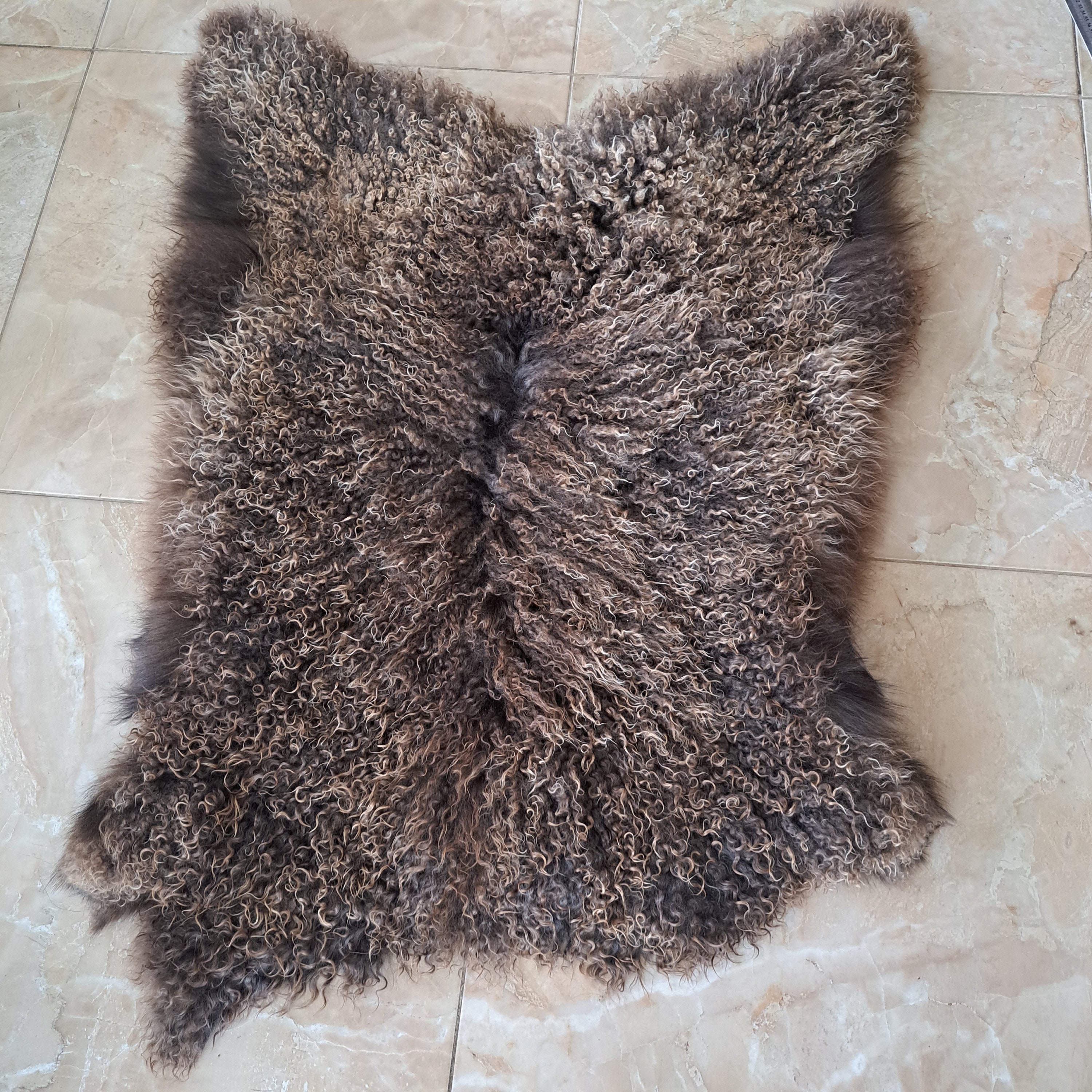 Goat Hair on the Skin,natural Curls of Goats, for Handmade Dolls Hair ...