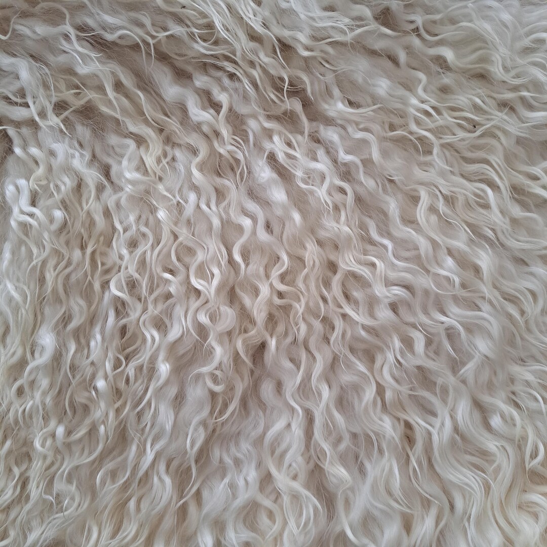 Goat Hair on the Skin,natural Curls of Goats, for Handmade Dolls Hair ...