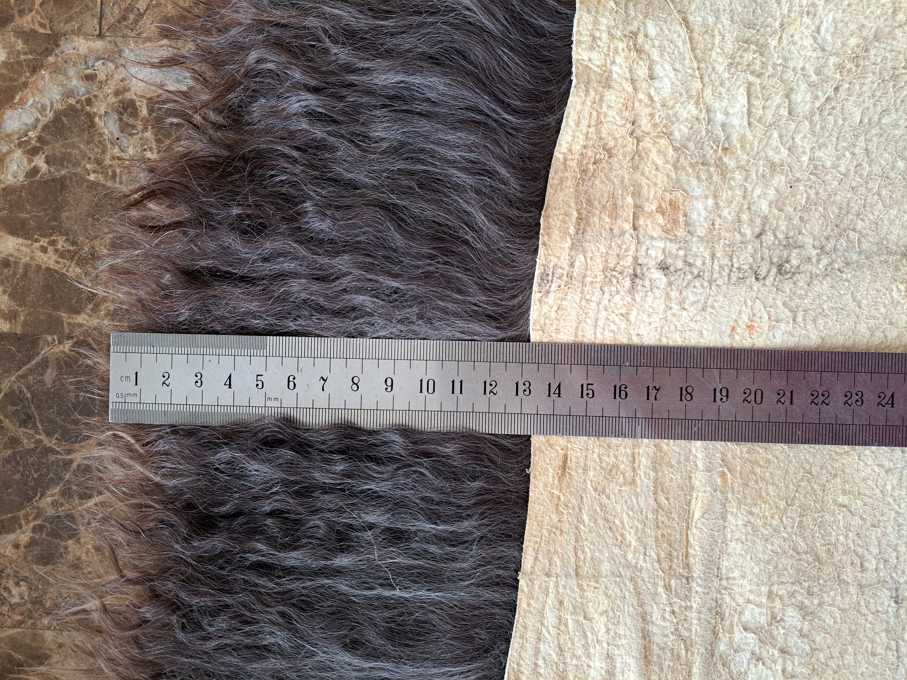 Goat Hair on the Skin,natural Curls of Goats, for Handmade Dolls Hair ...