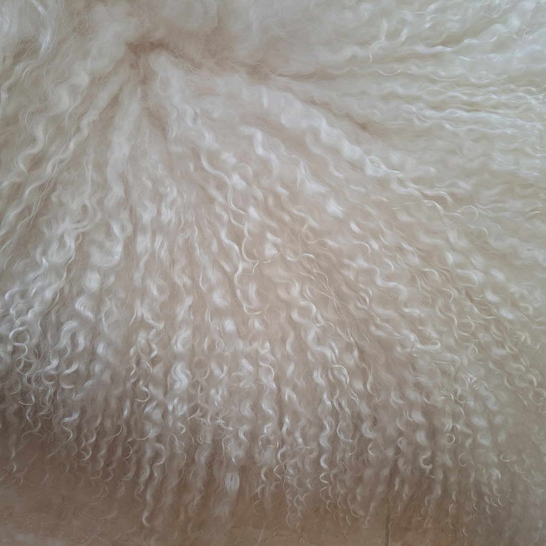 Goat Hair on the Skin,natural Curls of Goats, for Handmade Dolls Hair ...