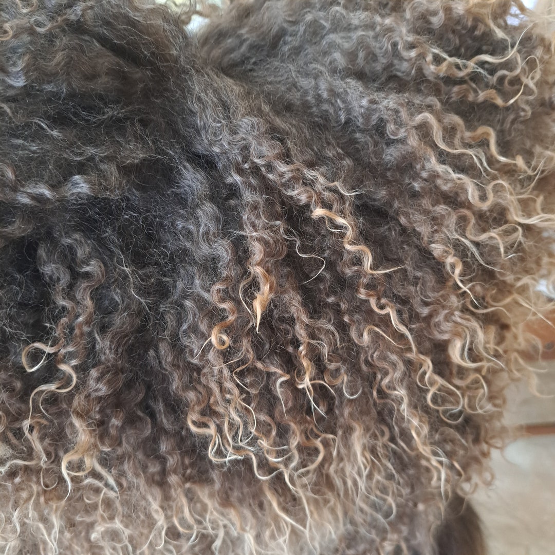 Goat Hair on the Skin,natural Curls of Goats, for Handmade Dolls Hair ...
