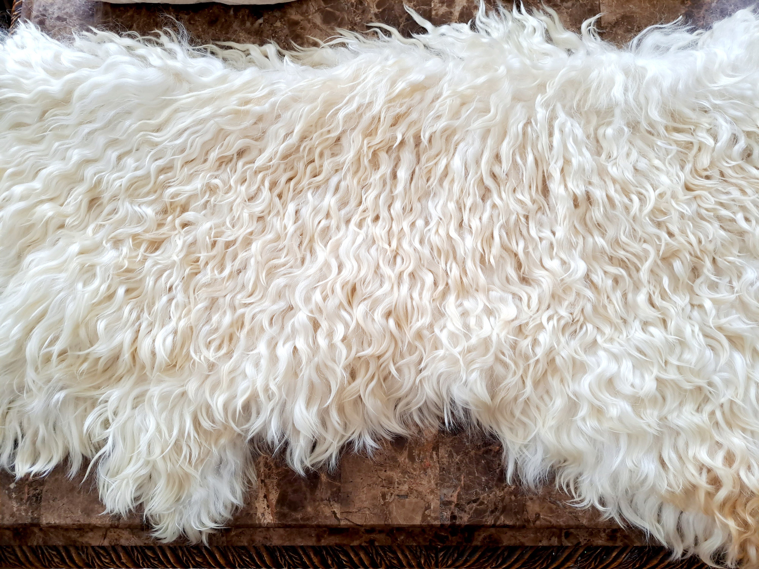 Goat Hair on the Skin,natural Curls of Goats, for Handmade Dolls Hair ...