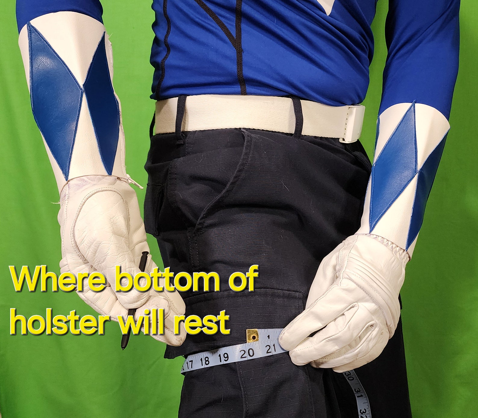 Power Lance Holsters mighty Morphin Blue Power Ranger - Etsy