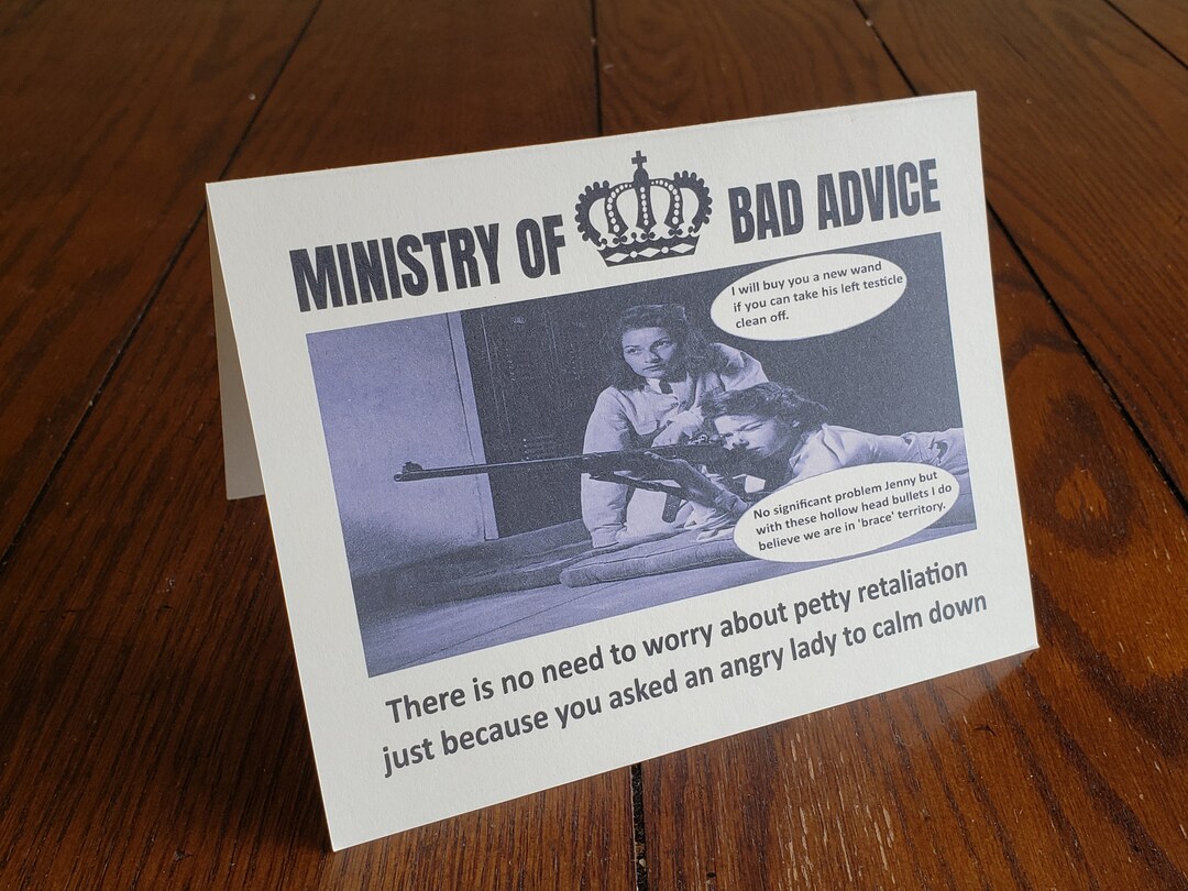 Ministry of Bad Advice - Calm Down: Office, Wife, Satire, Fathers ...