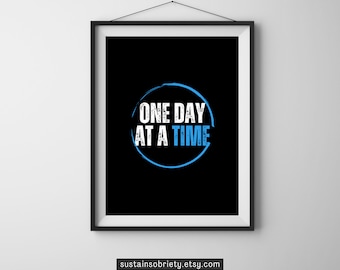 Sober Definition Poster AA NA Addiction Recovery, Digital Download - Etsy