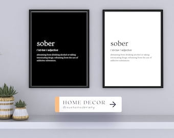 Gratitude Definition Poster AA NA Addiction Recovery, Digital Download ...