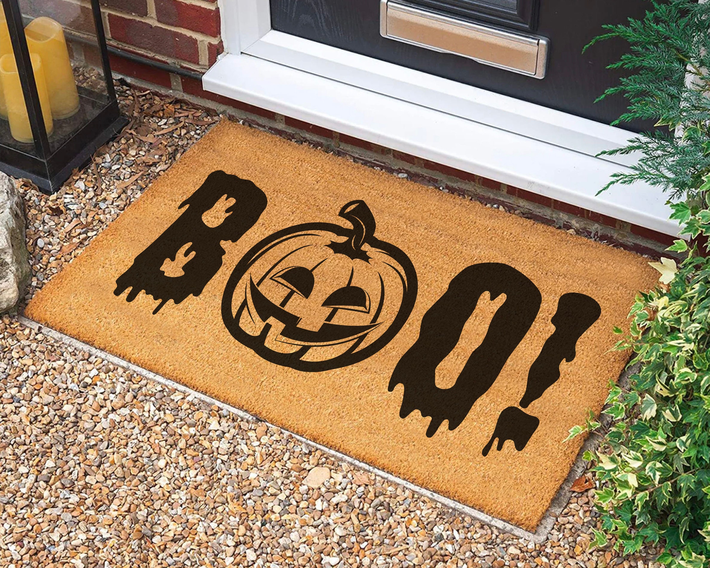 Boo Doormat, Funny Doormat, Halloween Doormat, Spring Decor, New Home ...