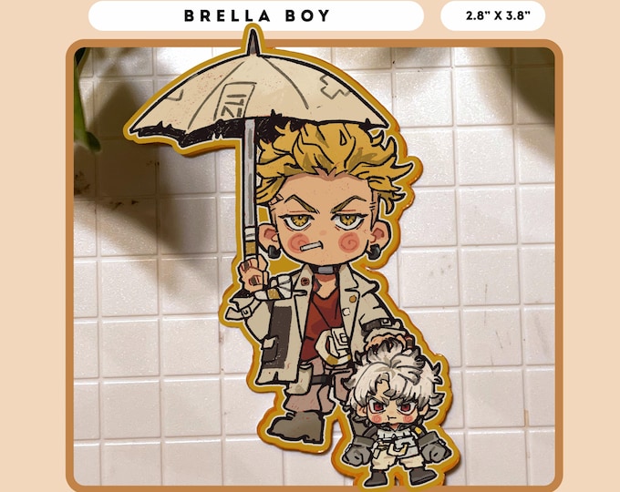 Gachi | Brella Boy | Anime | Matte Vinyl Sticker - Etsy