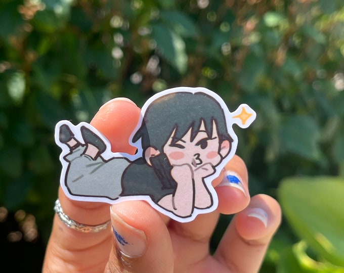 Hot Girl Toji Anime Glossy Vinyl Sticker - Etsy