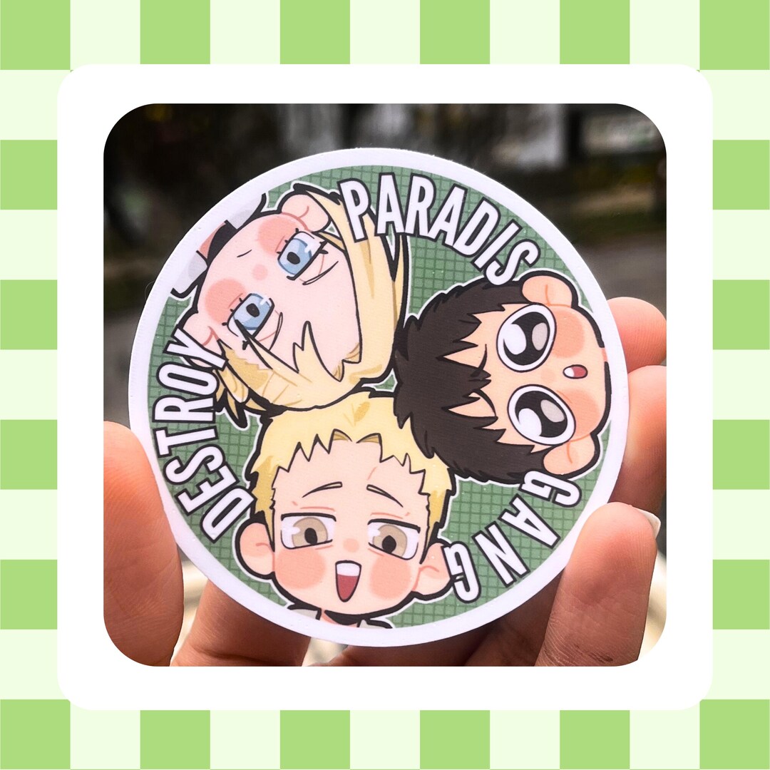 Titan Anime | DPG | Anime | Glossy Vinyl Sticker - Etsy