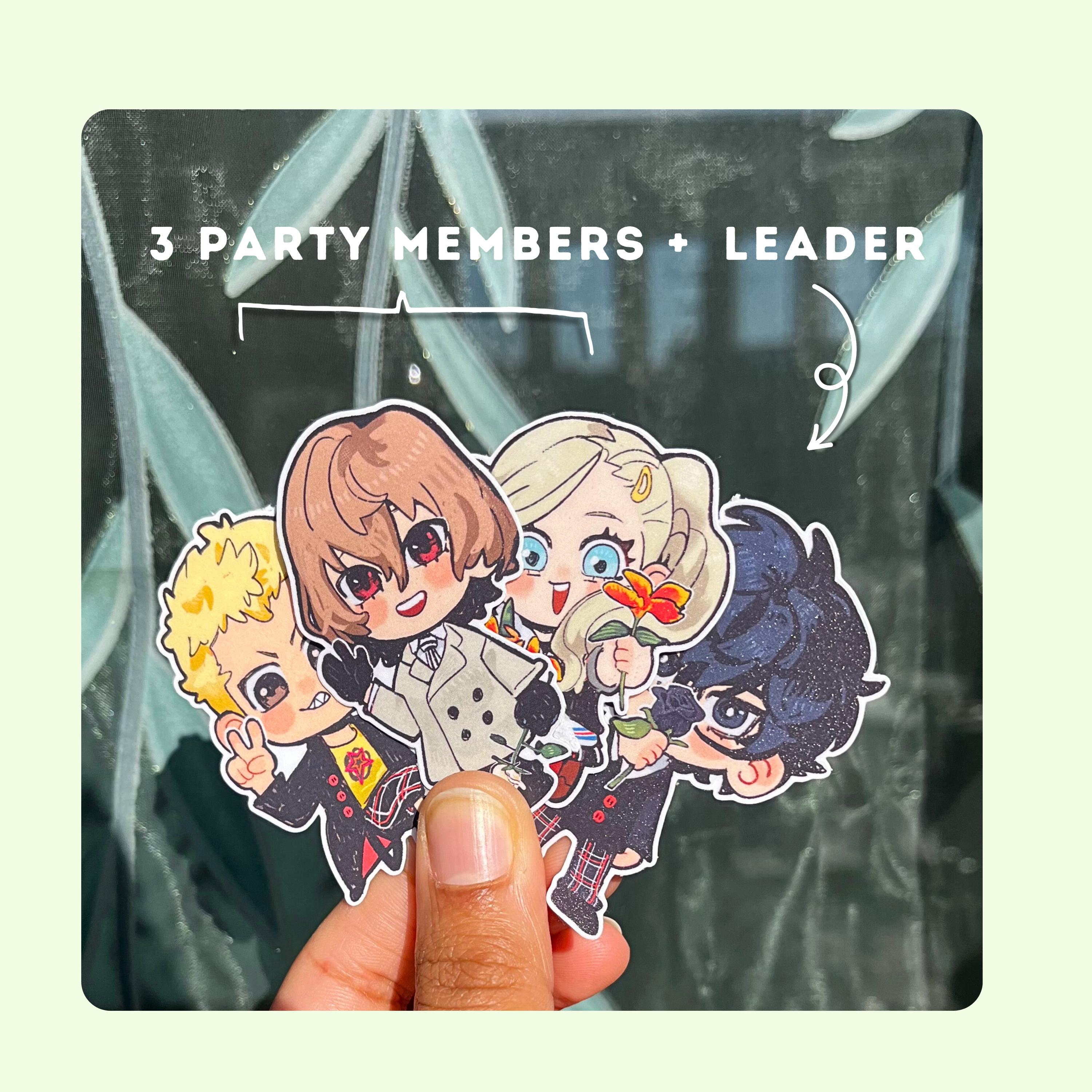 P5 | Steal Your Heart Gang | Anime | Matte Vinyl Sticker - Etsy