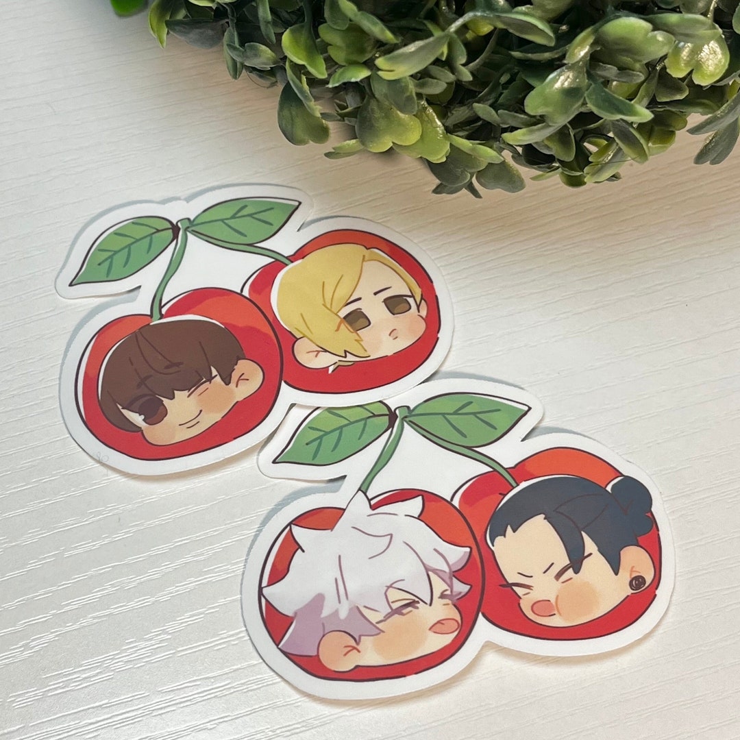 Cherry Boys | Anime | Glossy Vinyl Sticker - Etsy