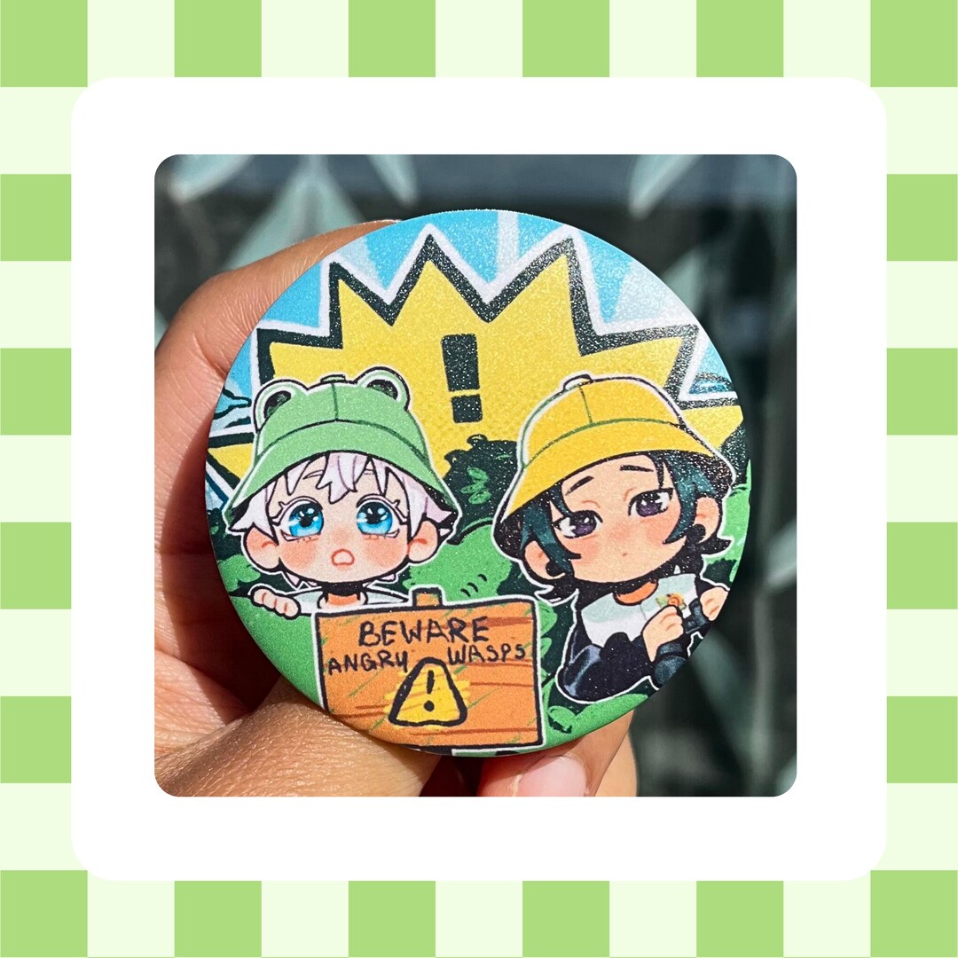 Beware Wasp! | Anime | 2.25” Matte Button Badges - Etsy